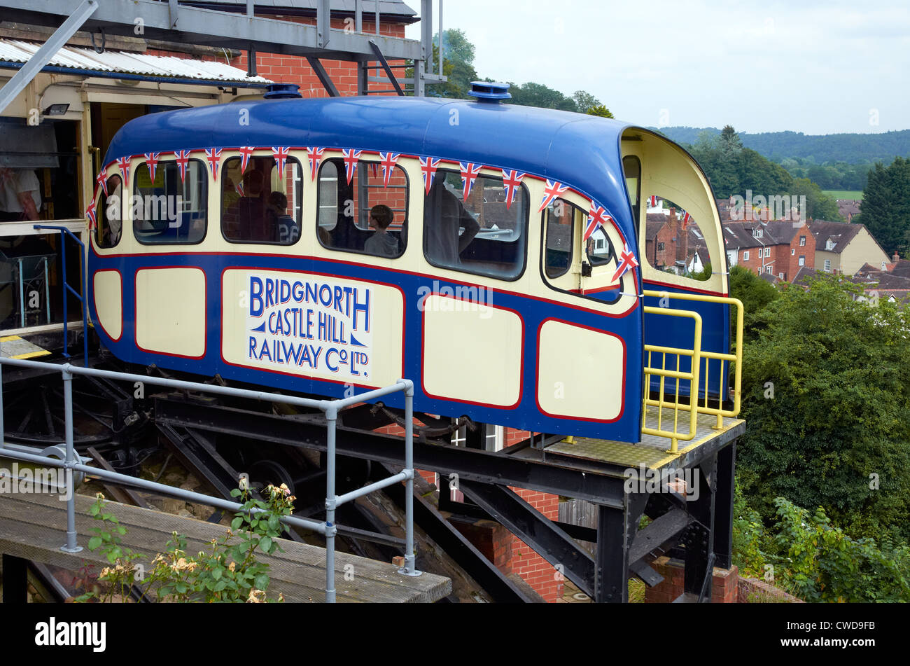 Bridgnorth cliff railway bergstation -Fotos und -Bildmaterial in hoher ...