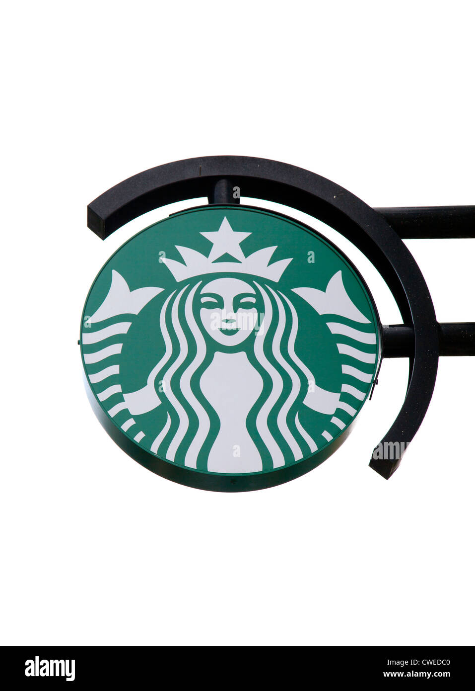 Round starbucks sign -Fotos und -Bildmaterial in hoher Auflösung – Alamy