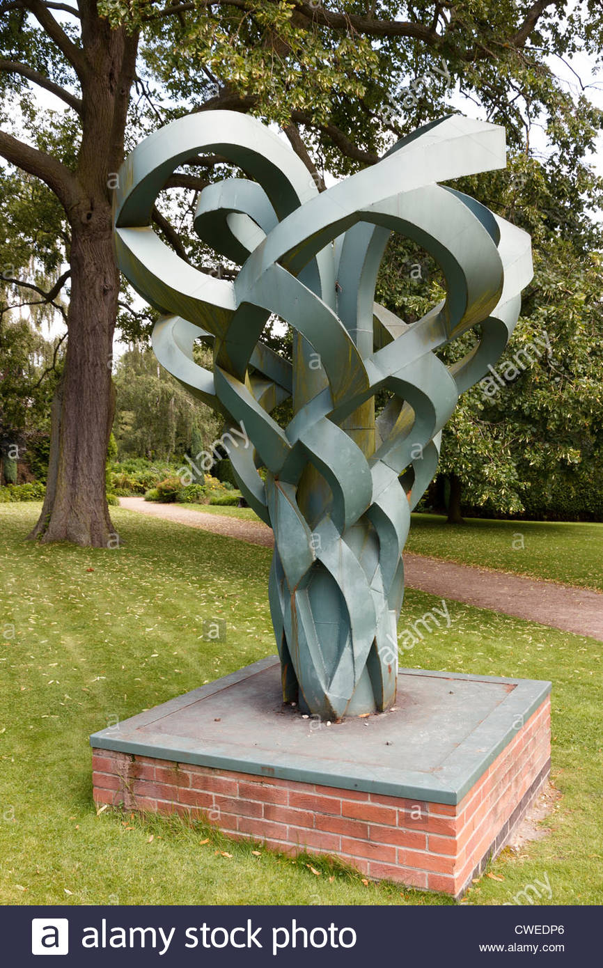 Moderne Metallkunst Skulptur namens "Hochs und Tiefs" von David Parker ...