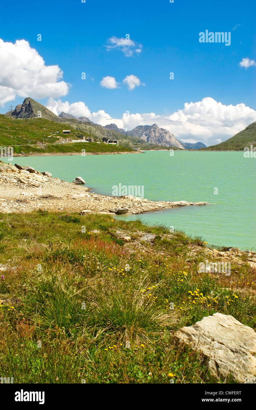 Lago Bianco, Bernina Pass, Schweizer Alpen, Schweiz | Lago Bianco am ...