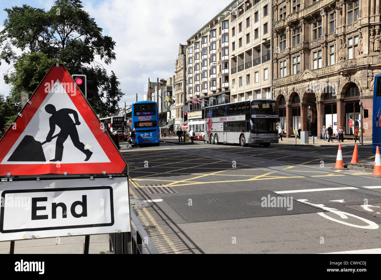 Works end sign -Fotos und -Bildmaterial in hoher Auflösung – Alamy