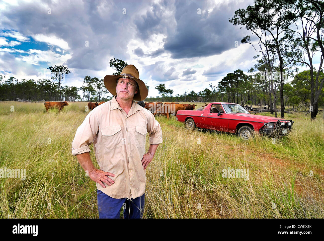 Australian outback cowboy mann -Fotos und -Bildmaterial in hoher ...