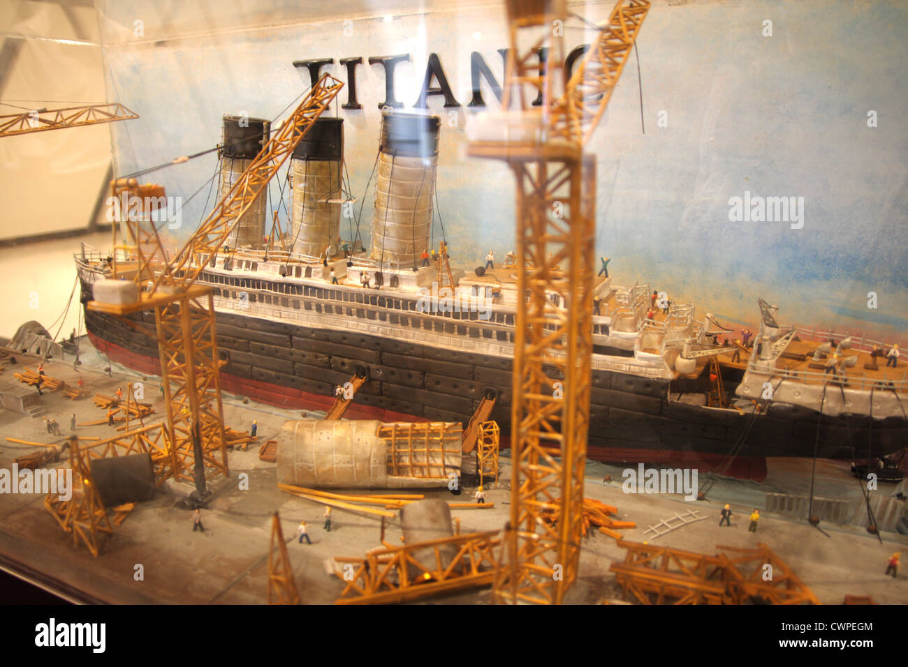 Titanic Ton Modelldarstellung in Titanic 100. Jubiläums-Ausstellung ...