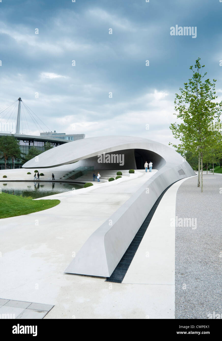 Neue ultra modernen Porsche Paviliion Autostadt oder Autostadt in ...