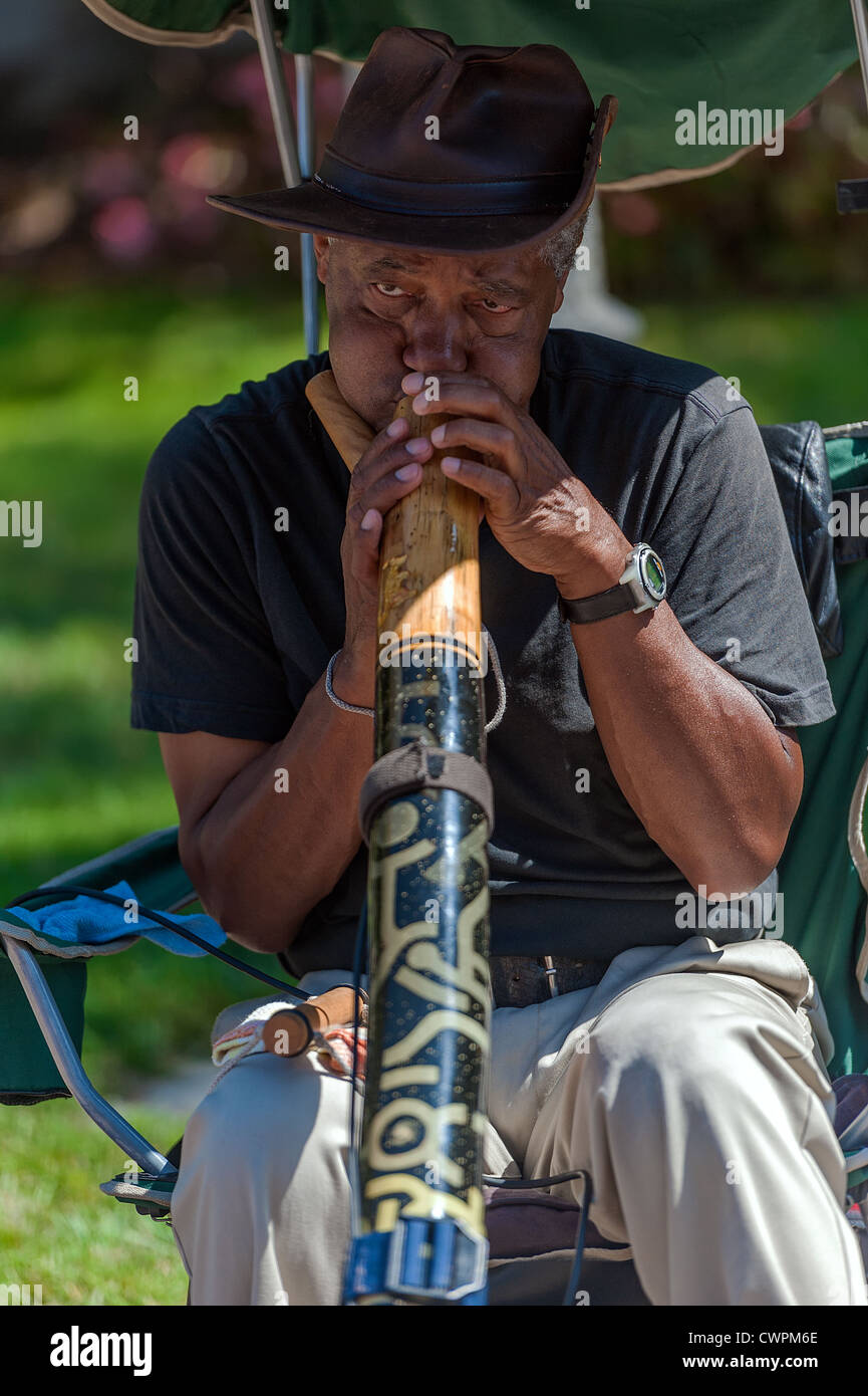 Didgeridoo australian musical instrument -Fotos und -Bildmaterial in ...