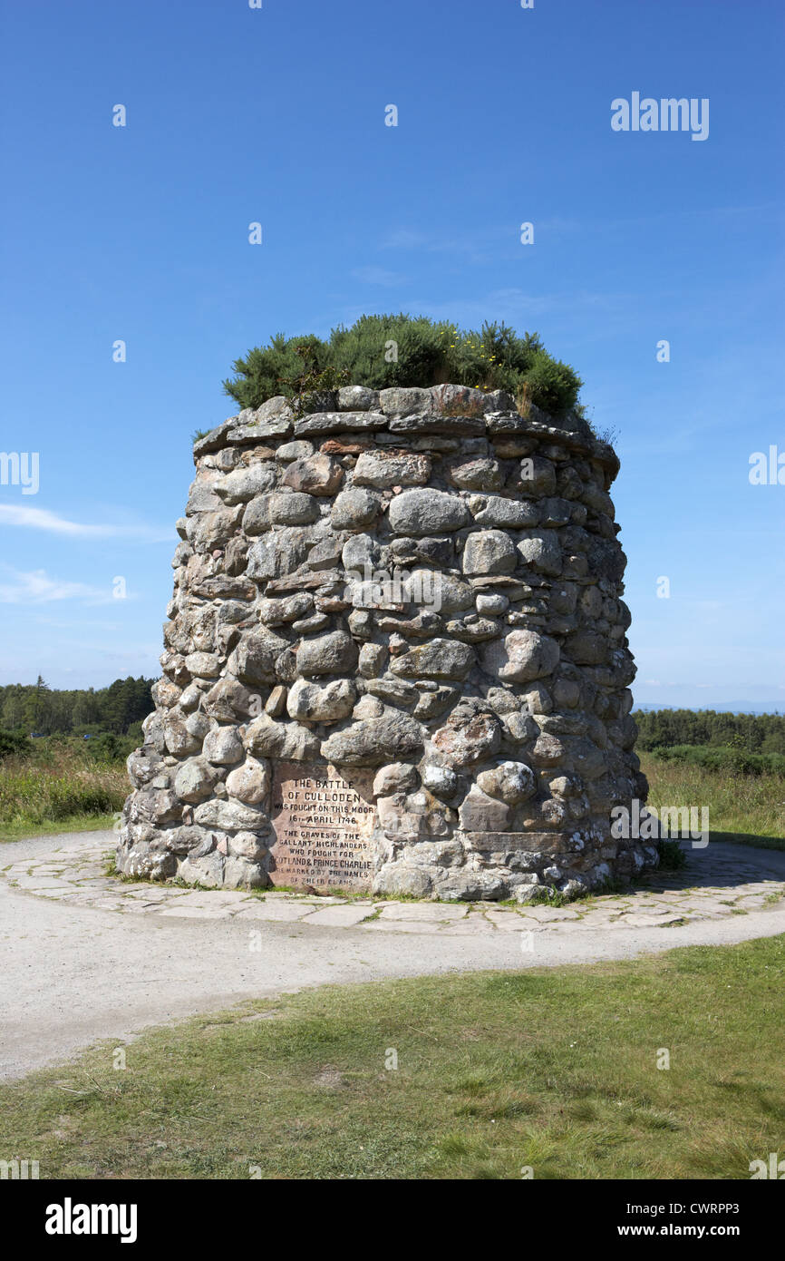 Culloden memorial cairn -Fotos und -Bildmaterial in hoher Auflösung – Alamy