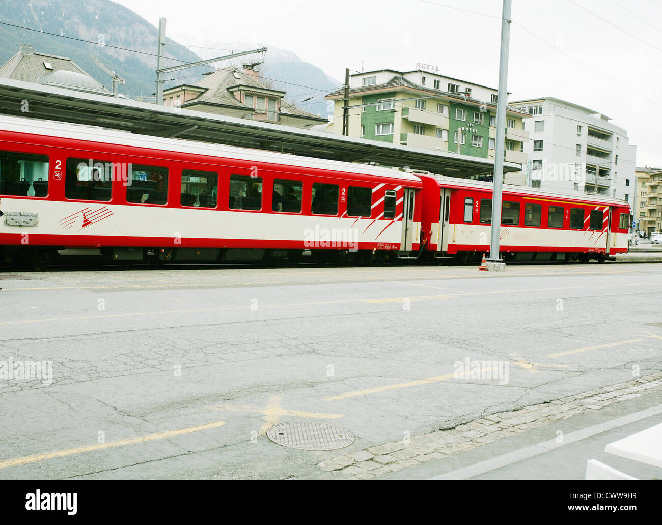 Brig Bahnhof Stockfotos und -bilder Kaufen - Alamy