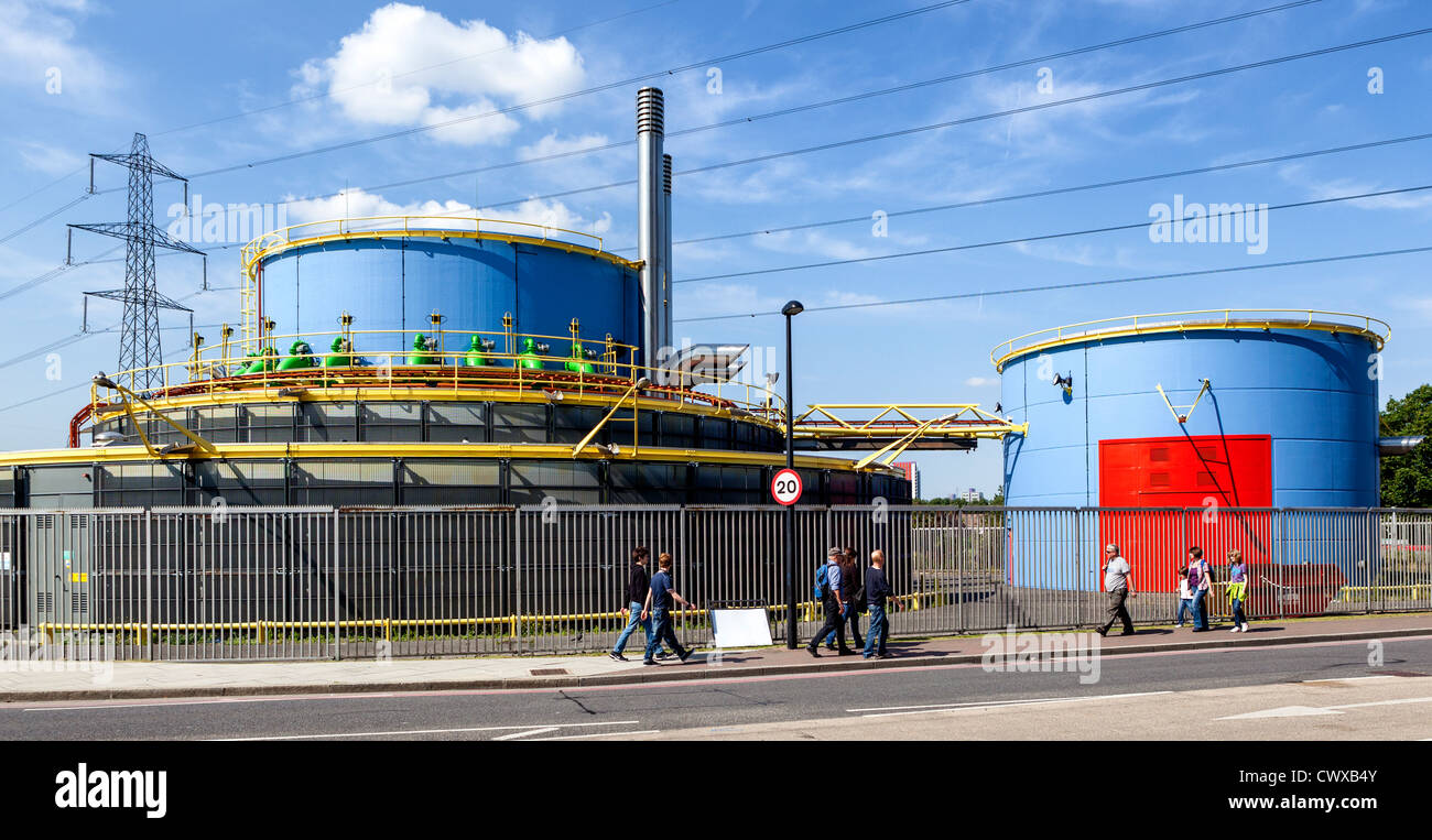Tidal Basin Pumping Station am Royal Victoria Dock, entworfen von ...