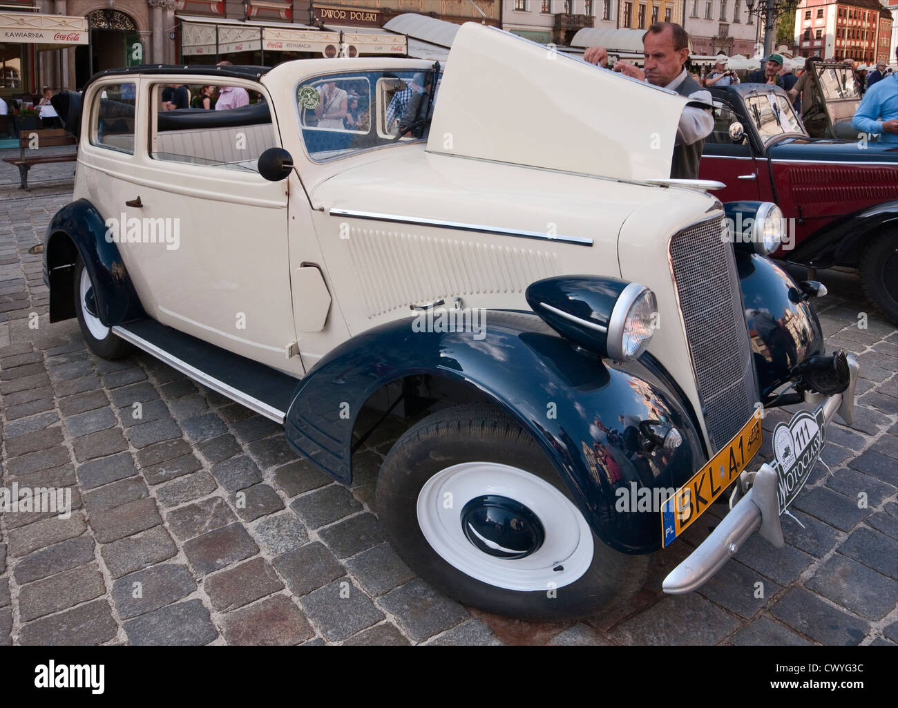 Opel vintage car automobile old -Fotos und -Bildmaterial in hoher ...