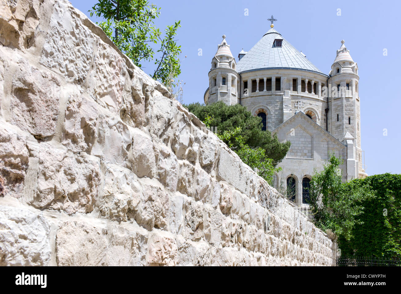 Dormition Abbey Zion Mount Jerusalem Stockfotos und -bilder Kaufen ...