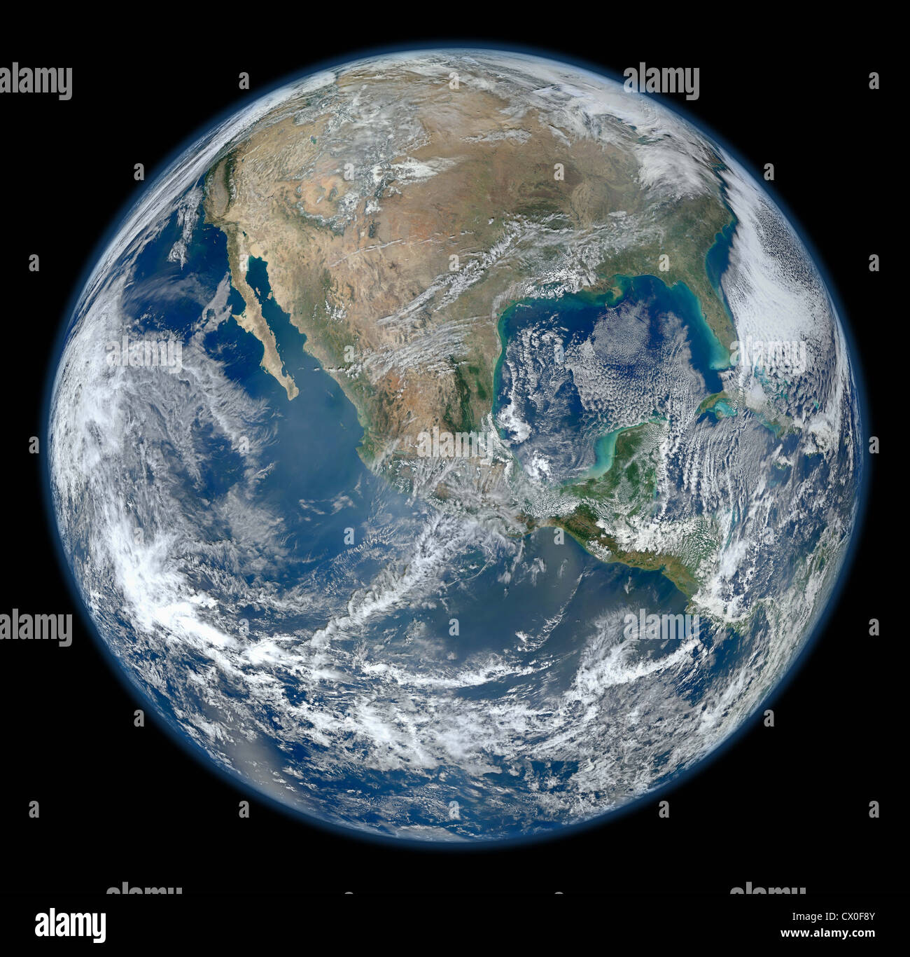 NASA-Bild der Erde namens The Blue Marble Stockfotografie - Alamy