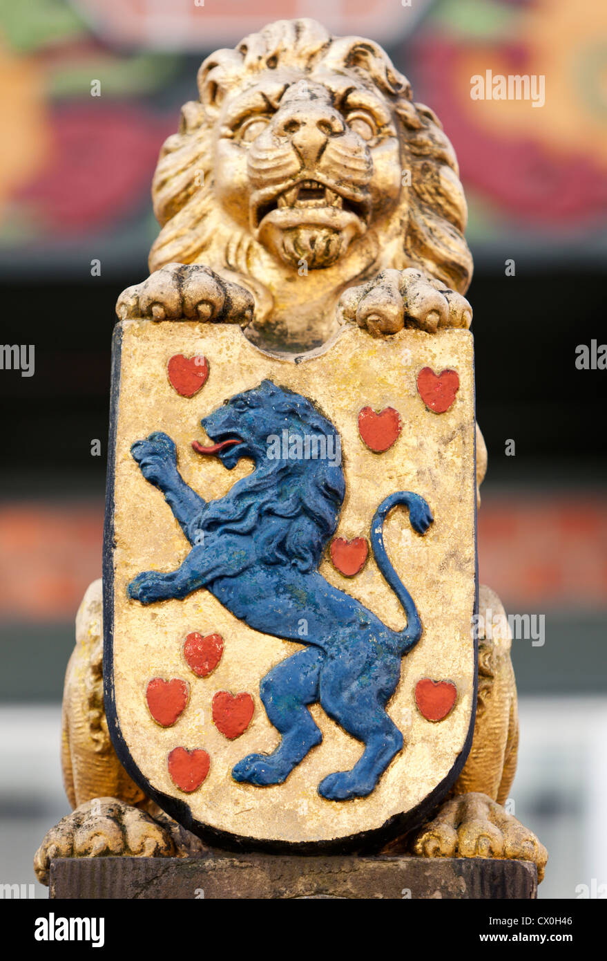Lion Crest Of Arms Stockfotos und -bilder Kaufen - Alamy