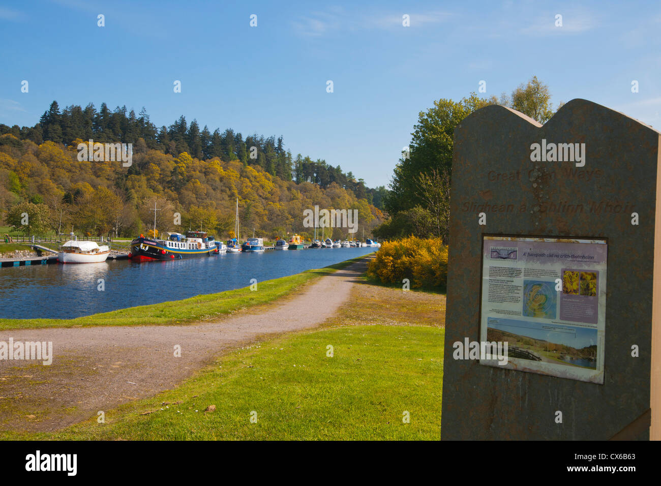 Dochgarroch Lock, Caledonian Canal, Inverness, Highland Region ...