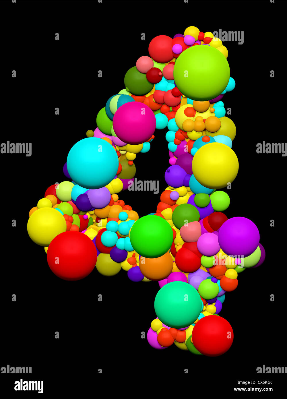 Alphabet; Zeichen; ABC; Symbol; 3D, 3d Grafiken; Abbildung; 4; 4 zu ...