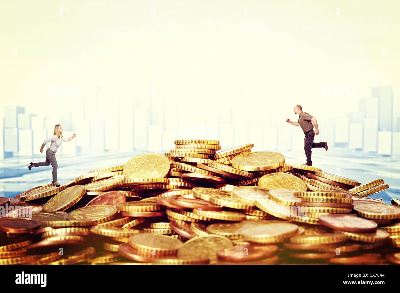 Lauf um geld -Fotos und -Bildmaterial in hoher Auflösung – Alamy