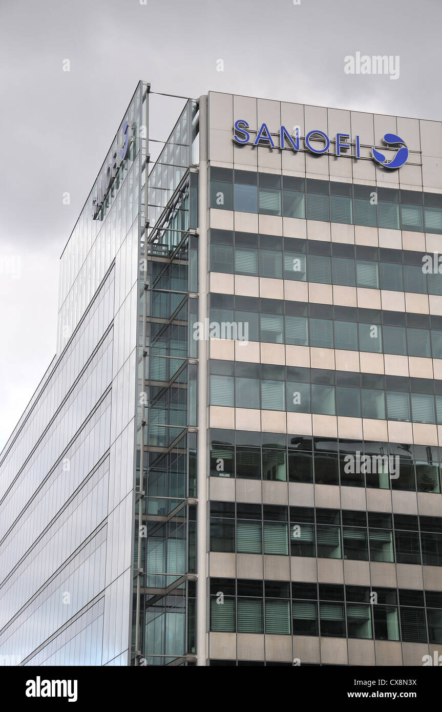 Sanofi Deutschland Potsdamer Straße Berlin Deutschland Stockfotografie ...