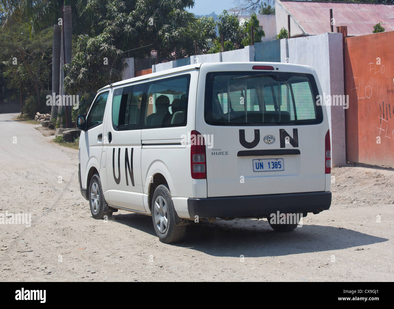 Vereinten Nationen UN Fahrzeug, Dili, Osttimor Stockfotografie - Alamy