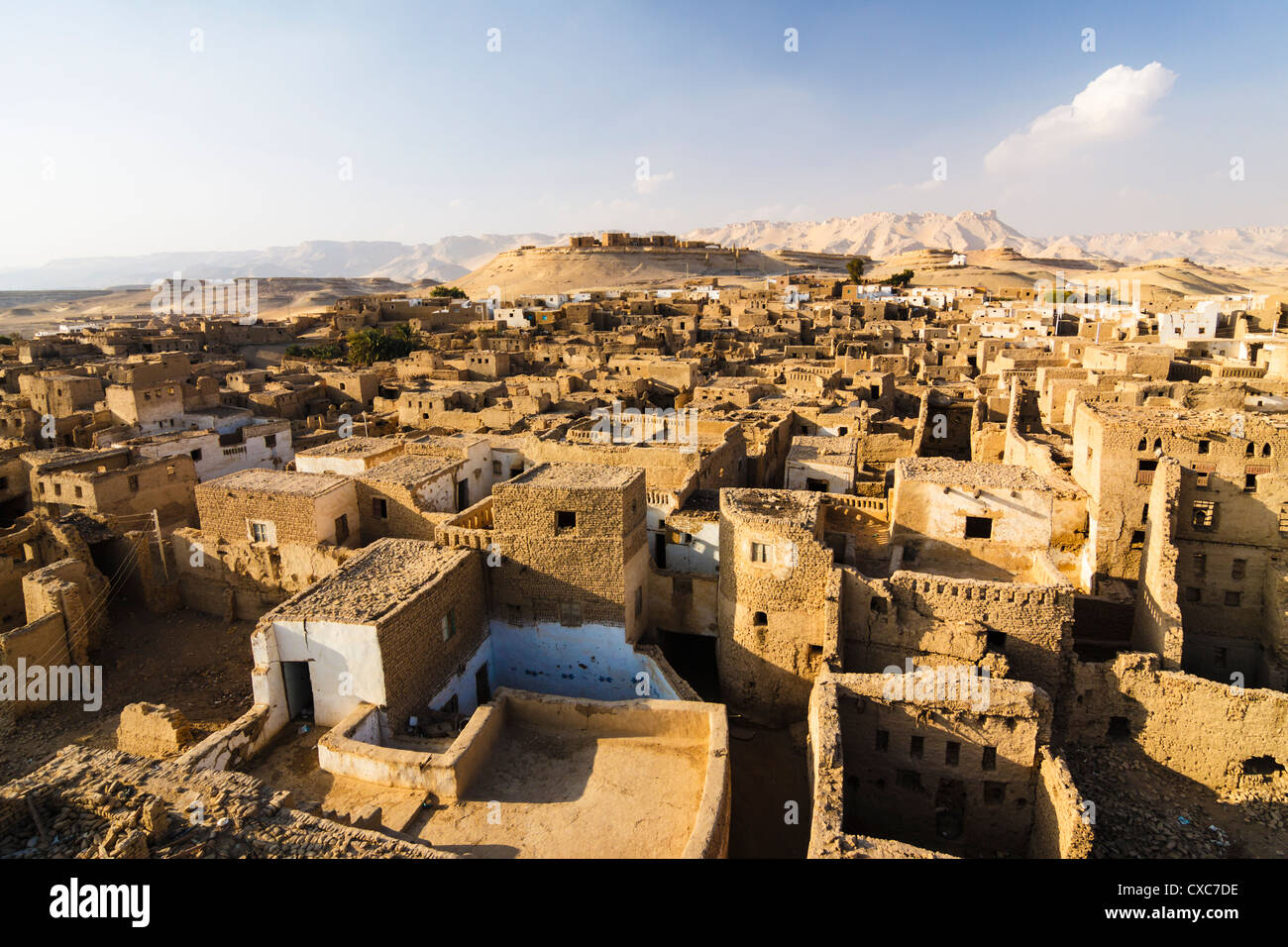 Übersicht über Al-Qasr, die mittelalterliche osmanischen Dachla ... Übersicht über Al-Qasr, die mittelalterliche osmanischen Dachla ...