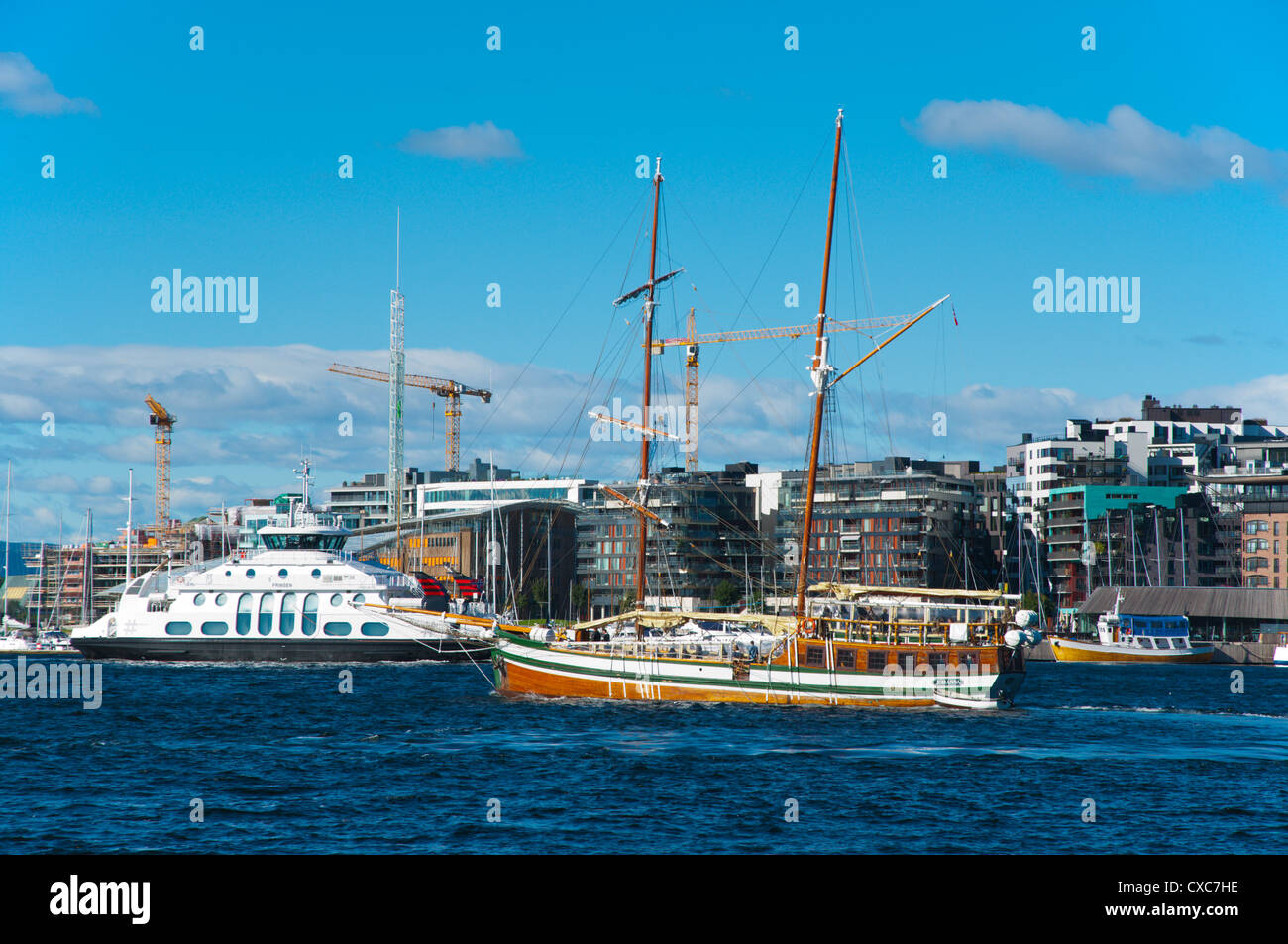 Touristischen sightseeing cruise Boot auf Pipervika Bezirk von the ...