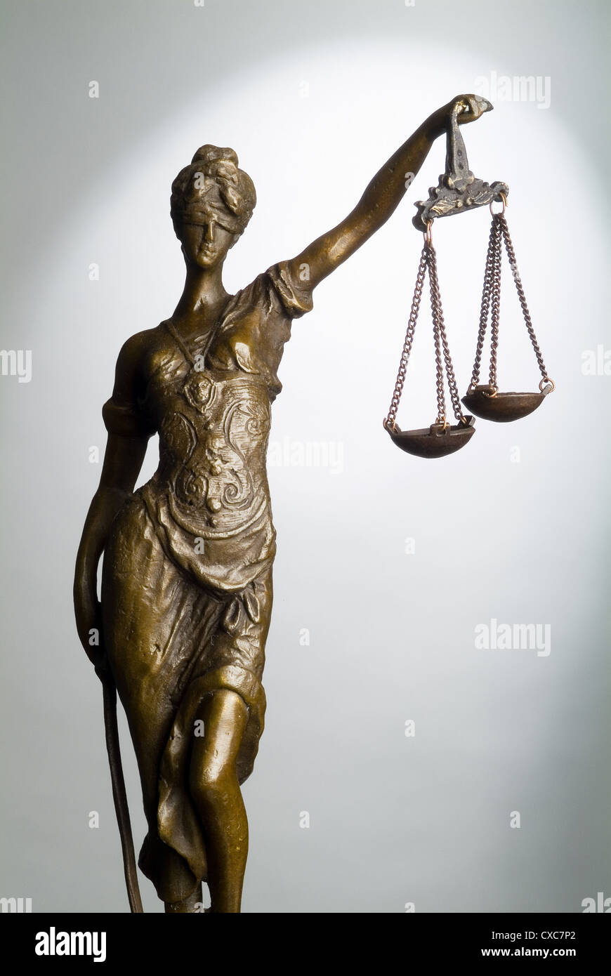 Justitia Roman Goddess Justice Statue Stockfotos & Justitia Roman ...