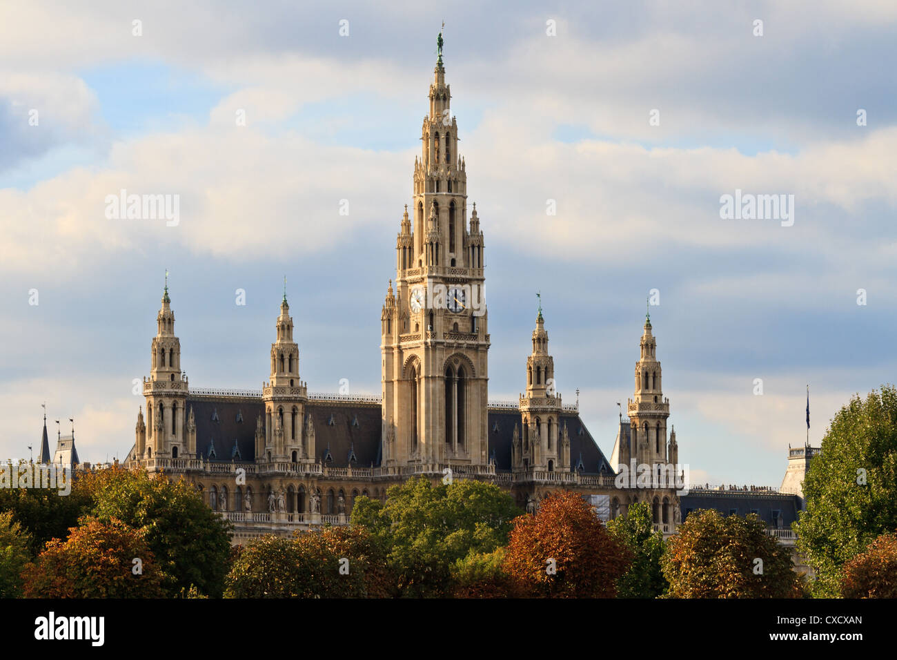 Wiener Rathaus / Rathaus (Rathaus), Österreich Stockfotografie - Alamy
