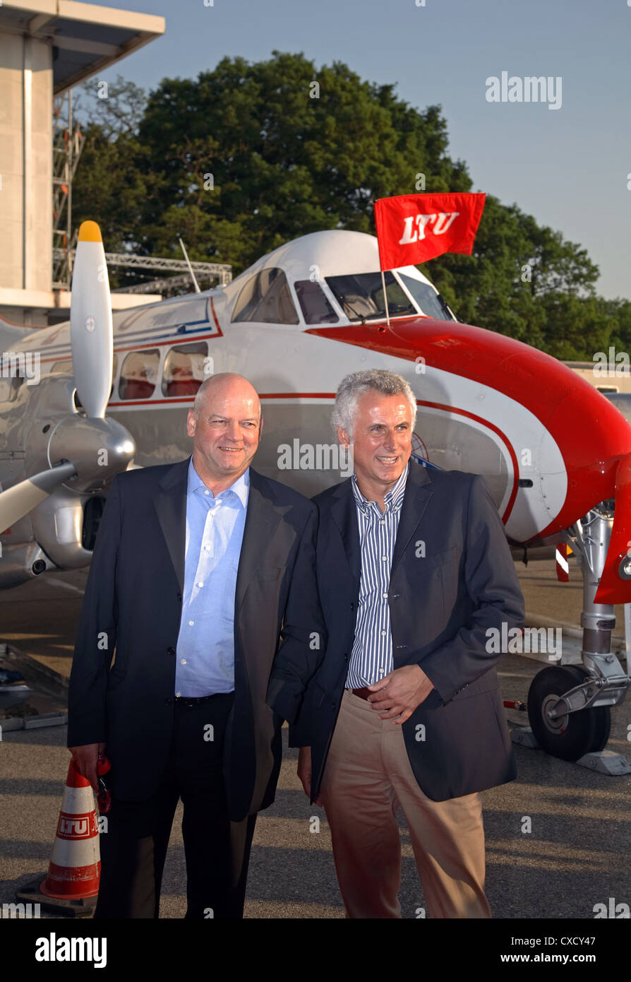 Joachim Hunold, airberlin mit Jürgen Marbach, LTU Stockfotografie - Alamy