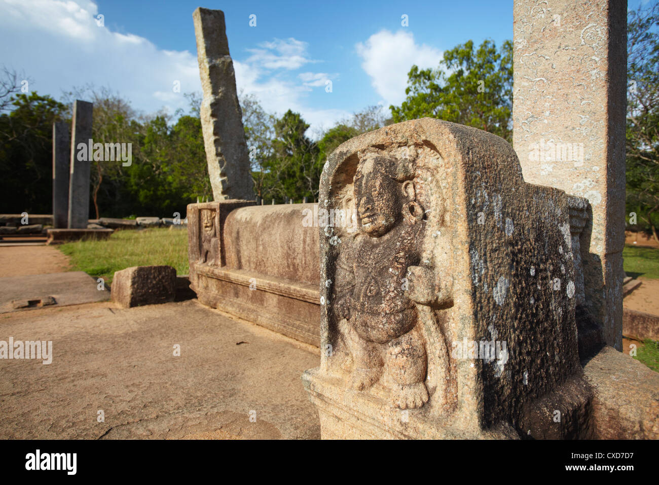 Die Mahasen Palastruine, nördlichen, Anuradhapura, UNESCO World ...