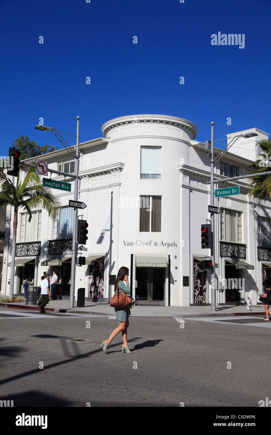 Rodeo Drive, Beverly Hills, Los Angeles, Kalifornien, USA ...