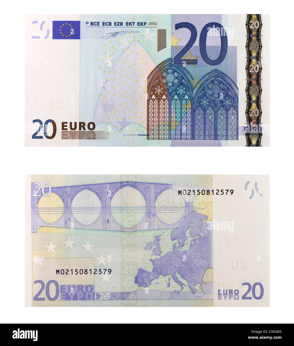 Euro 20 Twenty Bank Note Stockfotos & Euro 20 Twenty Bank Note Bilder ...