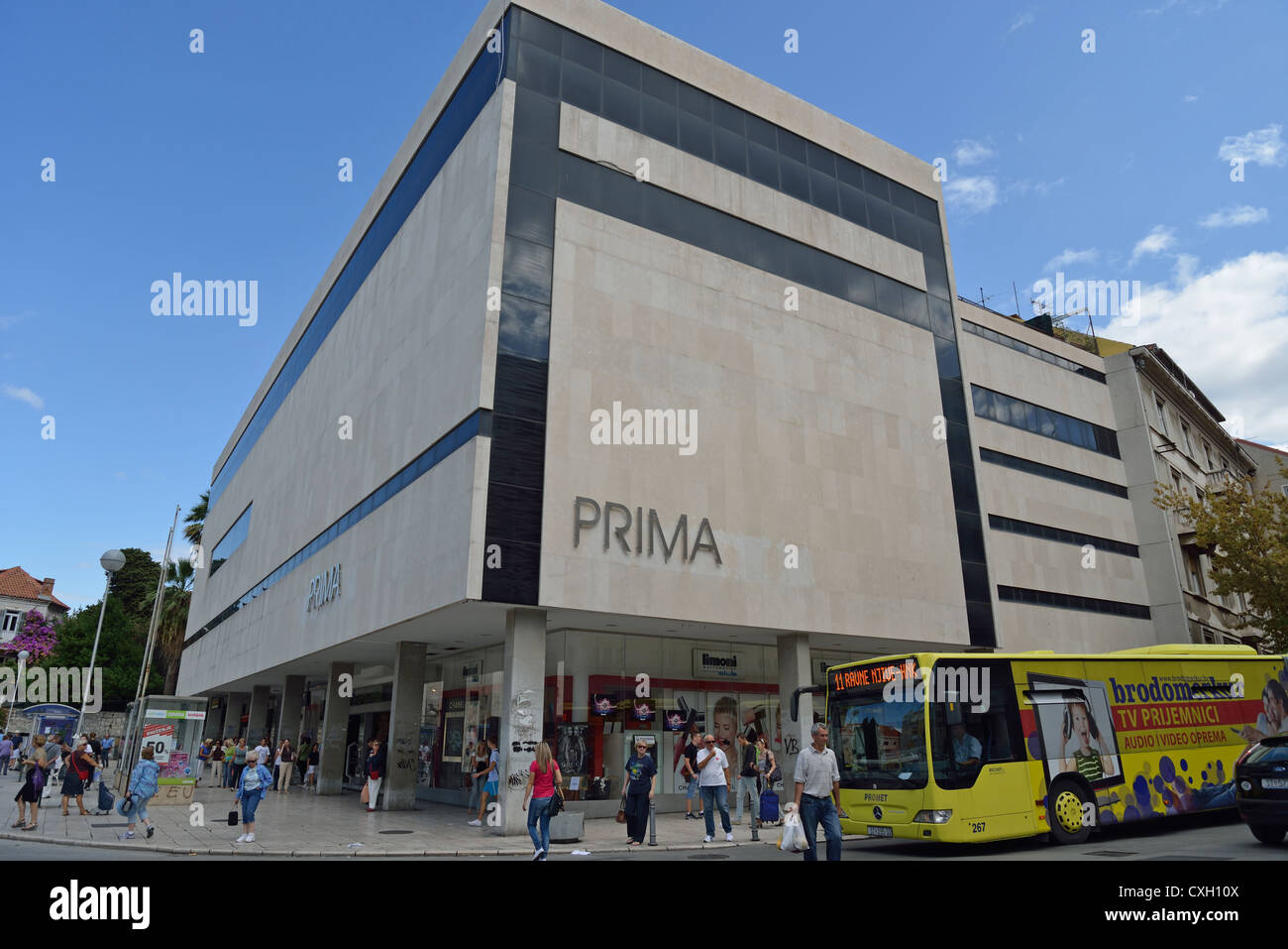 Prima Grad Kaufhaus, Trg Gaje Bulata, Split, Split-Dalmatien, Kroatien ...