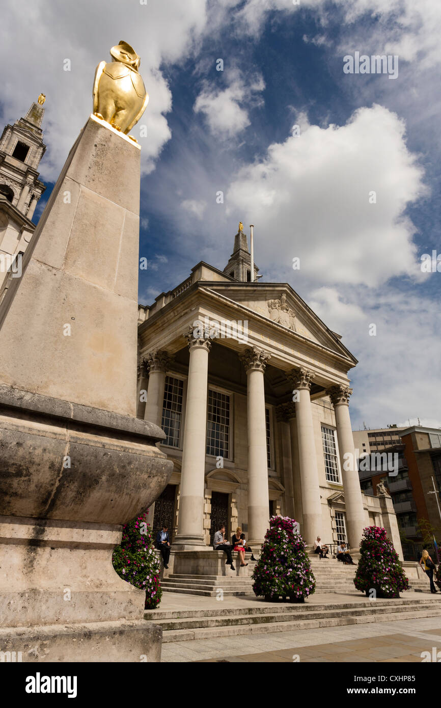 Leeds Civic Hall, Millenium Square Leeds. 1933 eröffnete vergoldet die ...