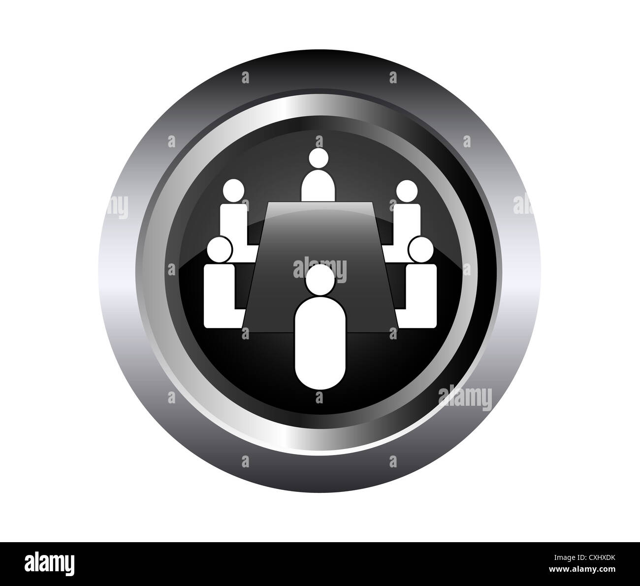 Business-meeting Symbol Büro Vorstand der Direktoren-Vektor ...