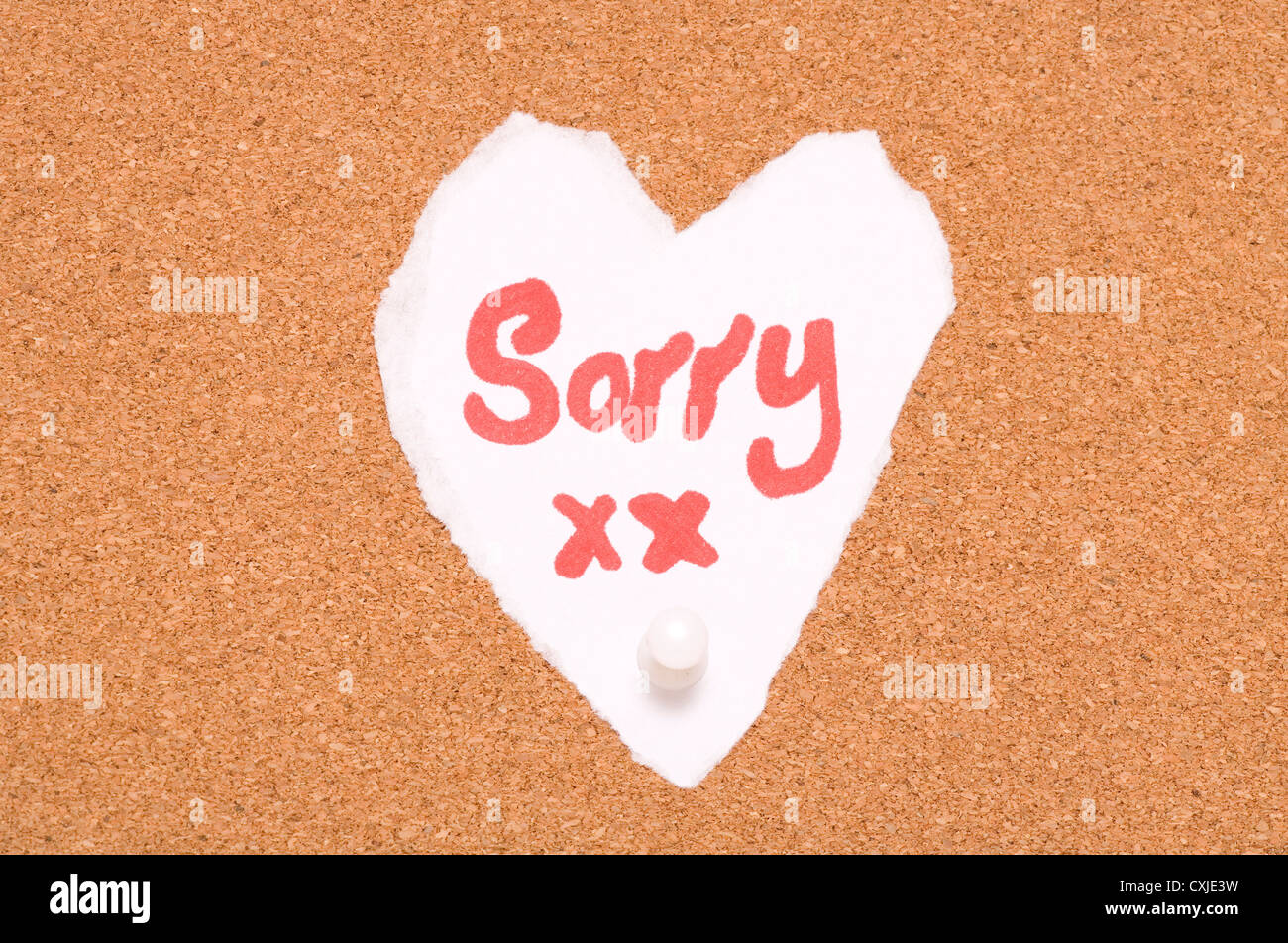 Entschuldigung zeichen -Fotos und -Bildmaterial in hoher Auflösung – Alamy