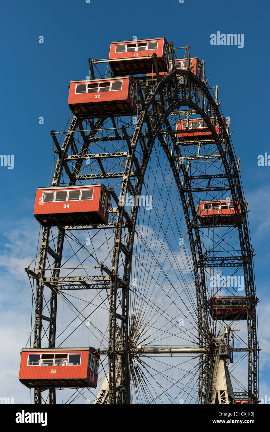 Das Wiener Riesenrad Riesenrad, Prater, Wien, Österreich, Europa ...