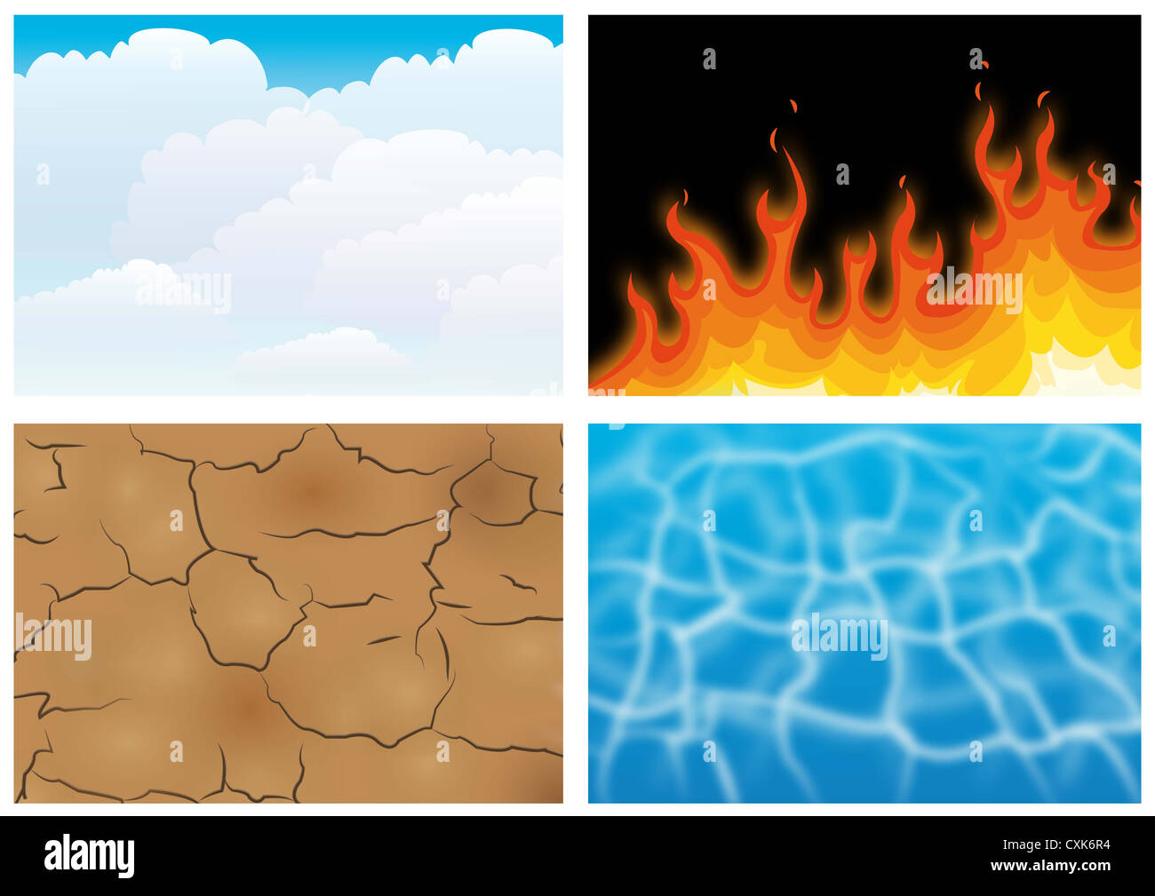 The four elements -Fotos und -Bildmaterial in hoher Auflösung – Alamy