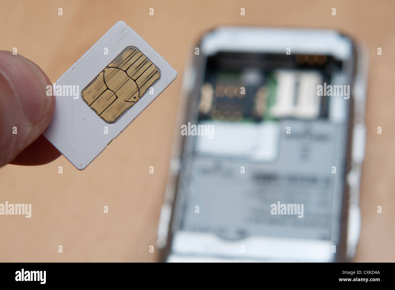 Sim card -Fotos und -Bildmaterial in hoher Auflösung – Alamy