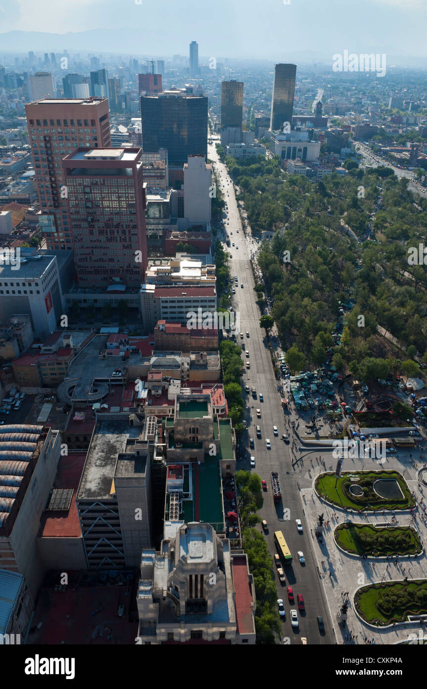 Overhead view central mexico city -Fotos und -Bildmaterial in hoher Auflösung – Alamy