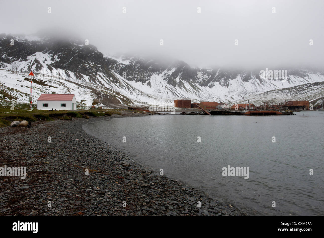 Settlement grytviken south georgia -Fotos und -Bildmaterial in hoher ...