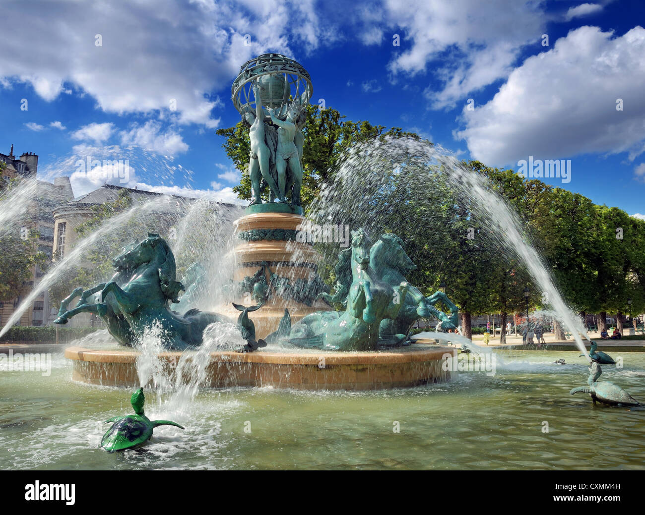 Der Brunnen von der Sternwarte ("La Fontaine de Observatoire") oder die ...