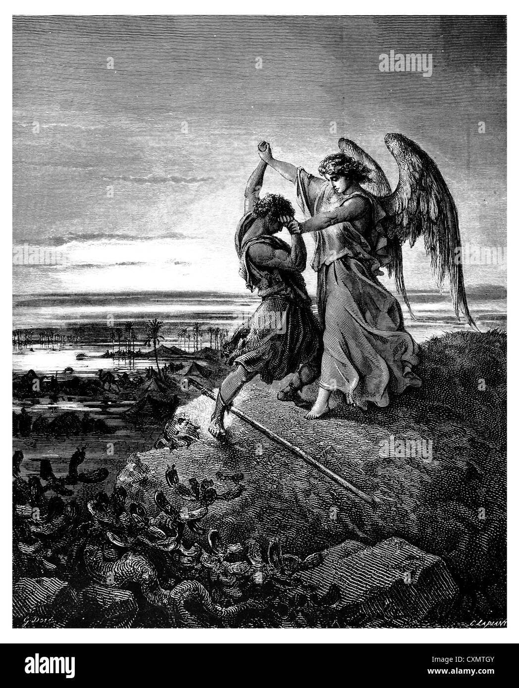 Jacob ringt den engel -Fotos und -Bildmaterial in hoher Auflösung – Alamy