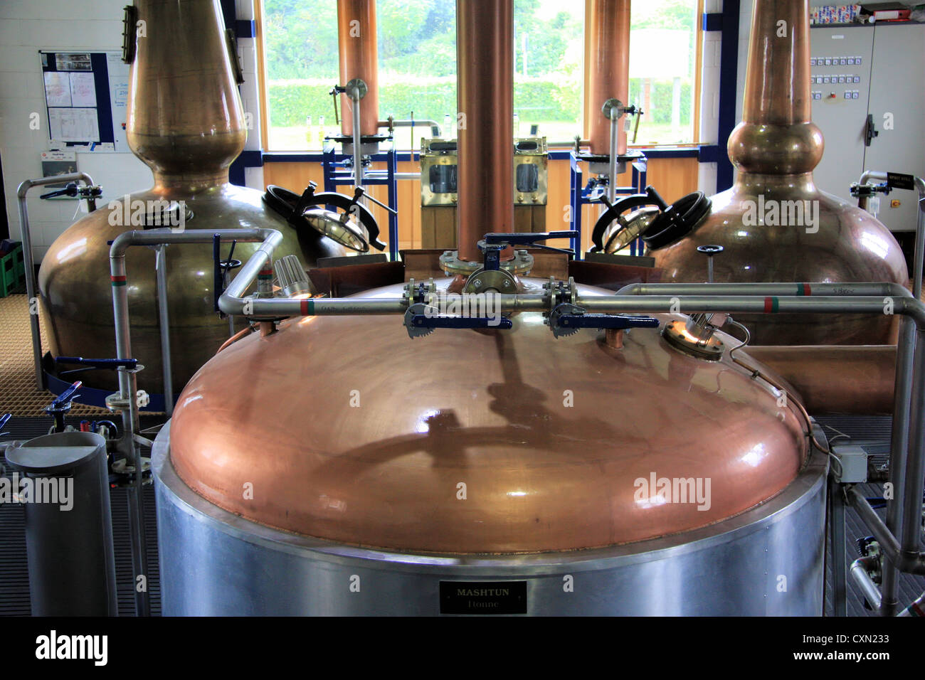 Whisky-Stills an der St. Georgs Brennerei - the English Whisky Company ...