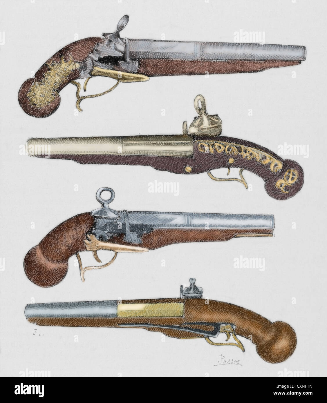 Pistole abbildung -Fotos und -Bildmaterial in hoher Auflösung – Alamy