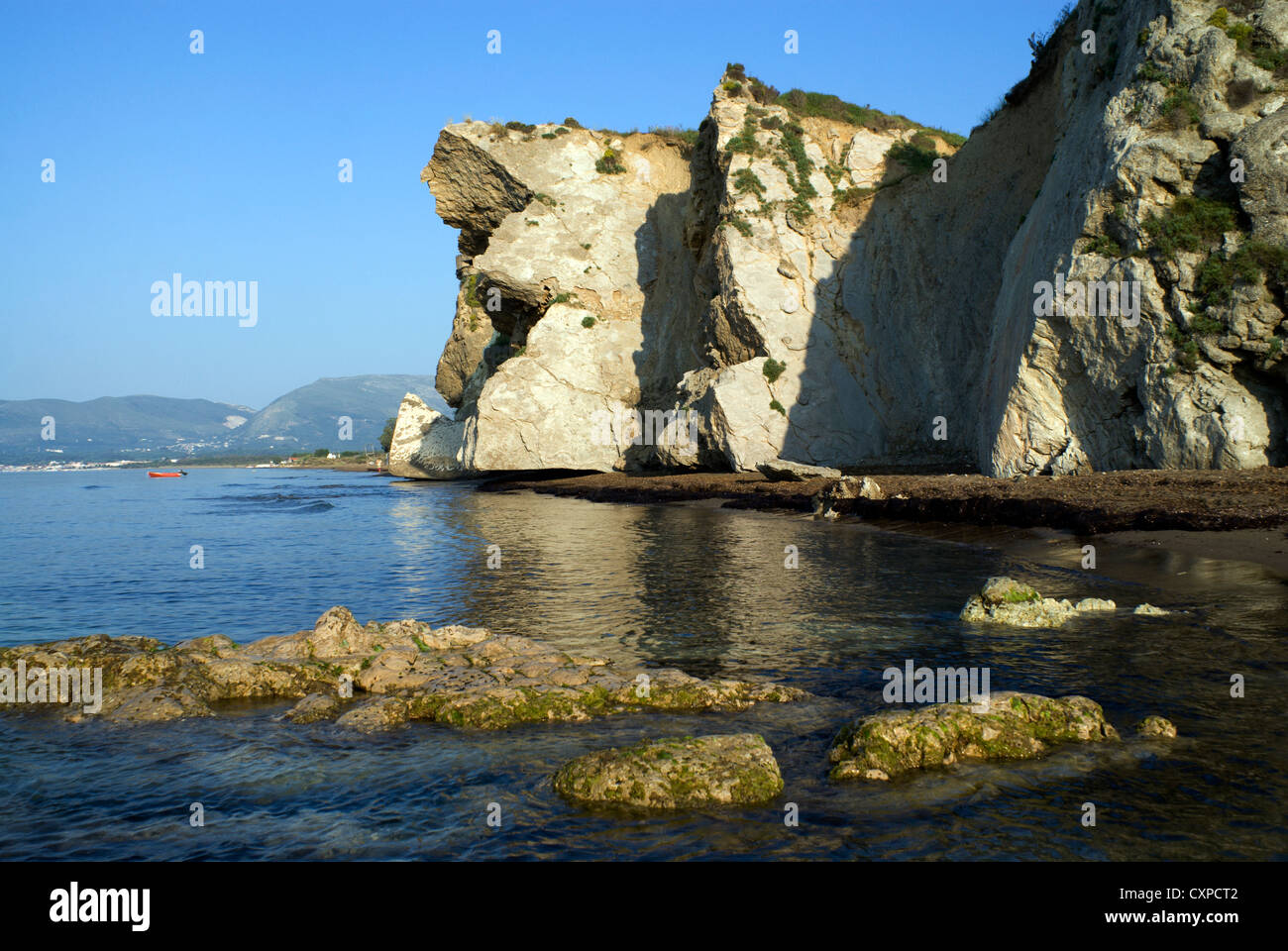 Rock Formation Crystal Beach Kalamaki Zante / Zakynthos Ionische Inseln ...