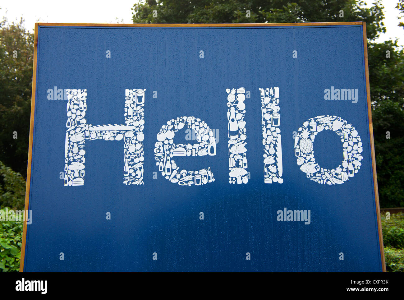 Hallo zeichen -Fotos und -Bildmaterial in hoher Auflösung – Alamy