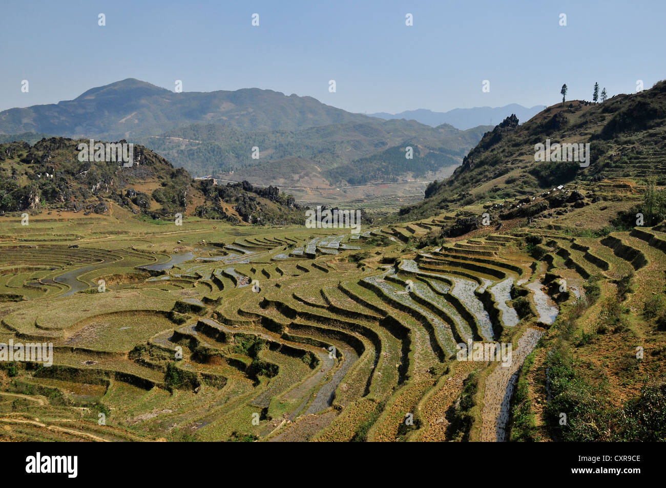 Terrassiertes Ackerland Stockfotos und -bilder Kaufen - Alamy