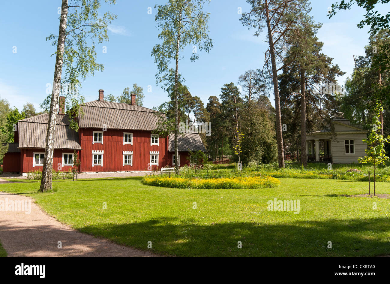 Die Museum Insel Seurasaari, Häuser und andere hölzerne Architektur ...