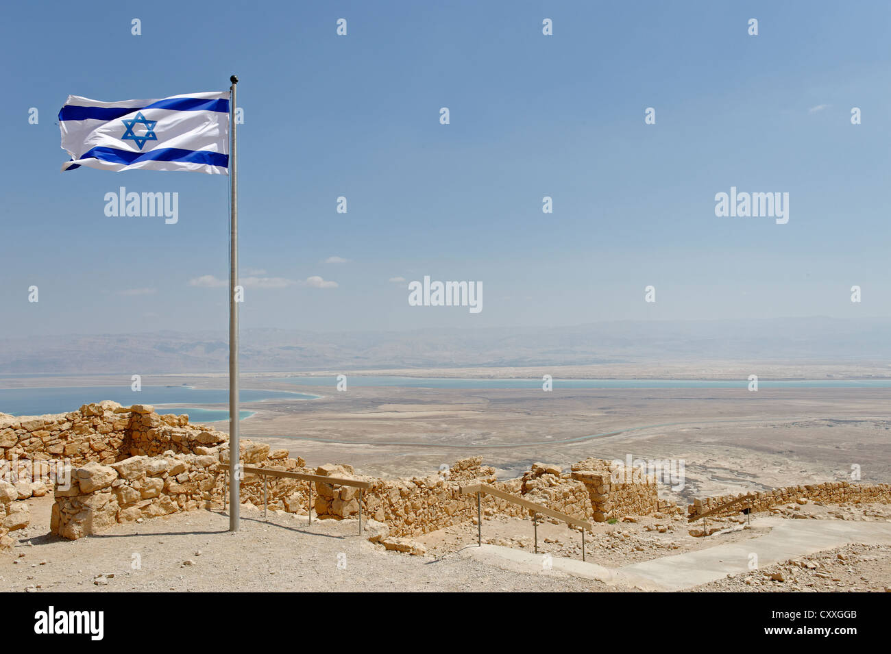 Israel Flagge Farben Stockfotos und -bilder Kaufen - Alamy