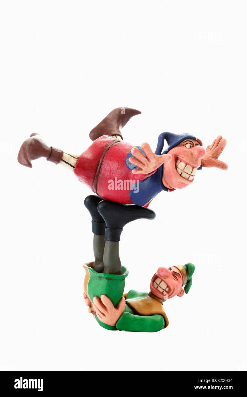 Narren oder Hofnarren, Comic-Figuren Stockfotografie - Alamy