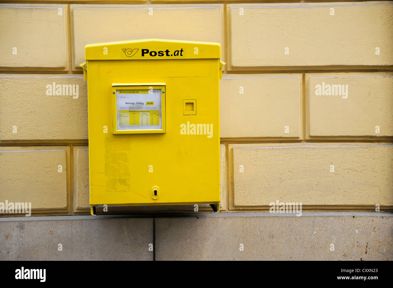 Mail box post austria -Fotos und -Bildmaterial in hoher Auflösung – Alamy