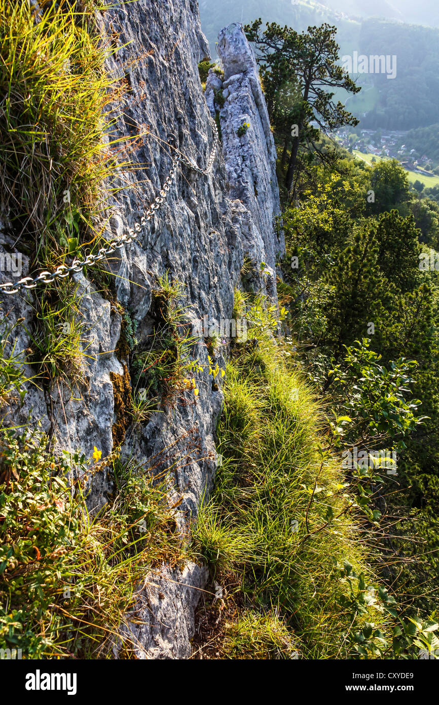 Gerstelgrat Ridge, Gerstelfluh Berg, Waldenburg, Basler Jura, Kanton ...